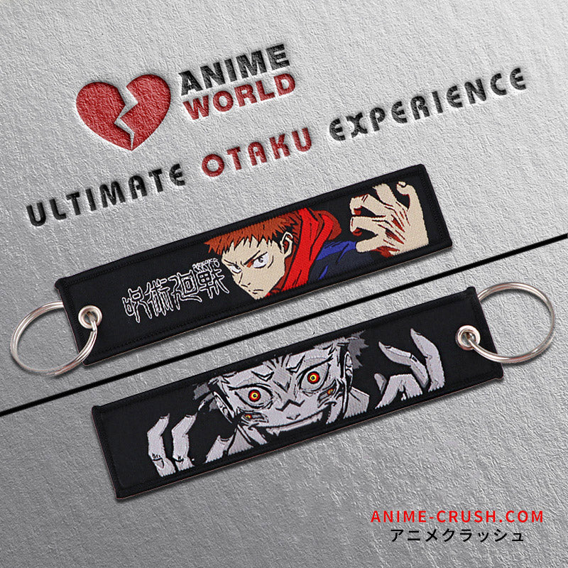 Anime & Manga Embroidered Jet Tag Keychain – Anime Crush