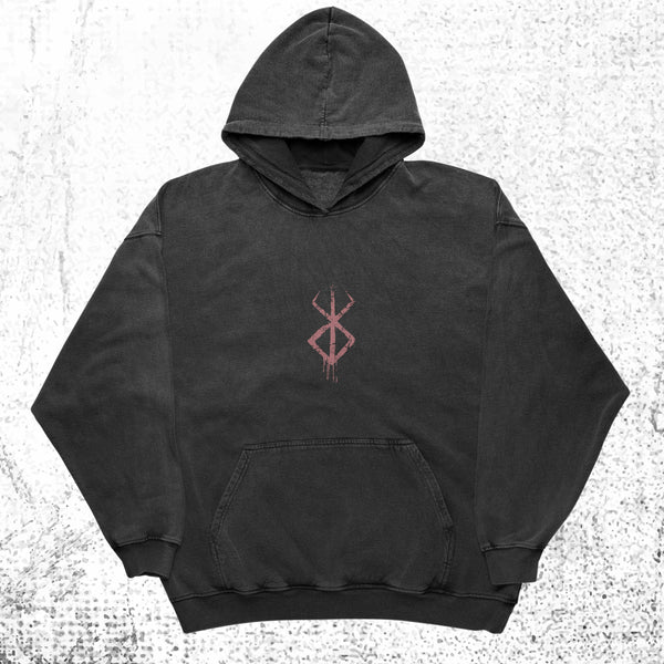 Berserk Guts Brand of Sacrifice Vintage Anime Hoodie – Anime Crush
