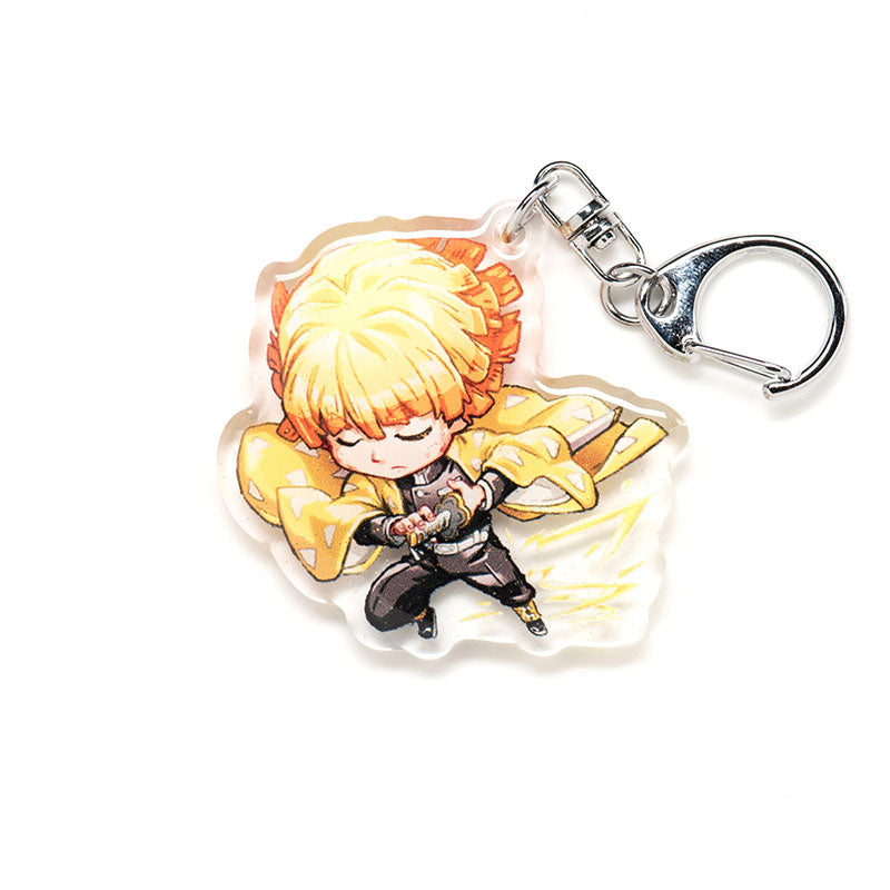Demon Slayer Zenitsu Agatsuma Acrylic Chibi Keychain | Anime Crush