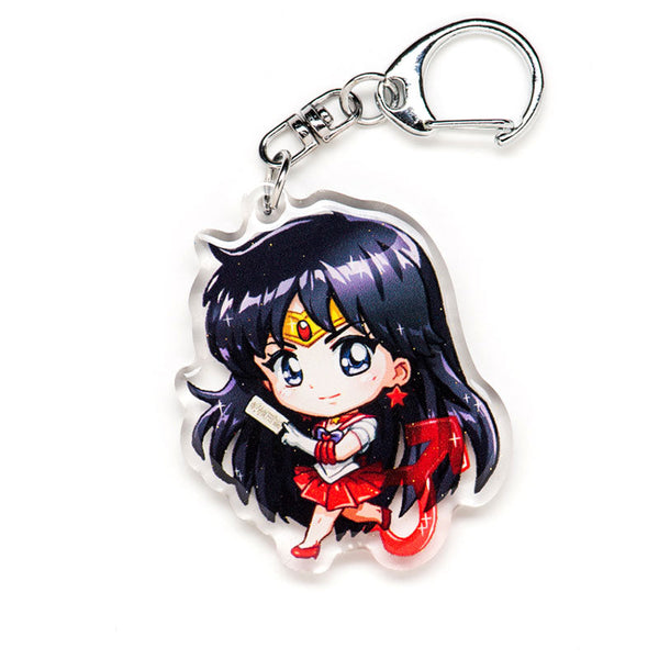 Sailor Mars Rei Hino Acrylic Chibi Keychain | Anime Crush